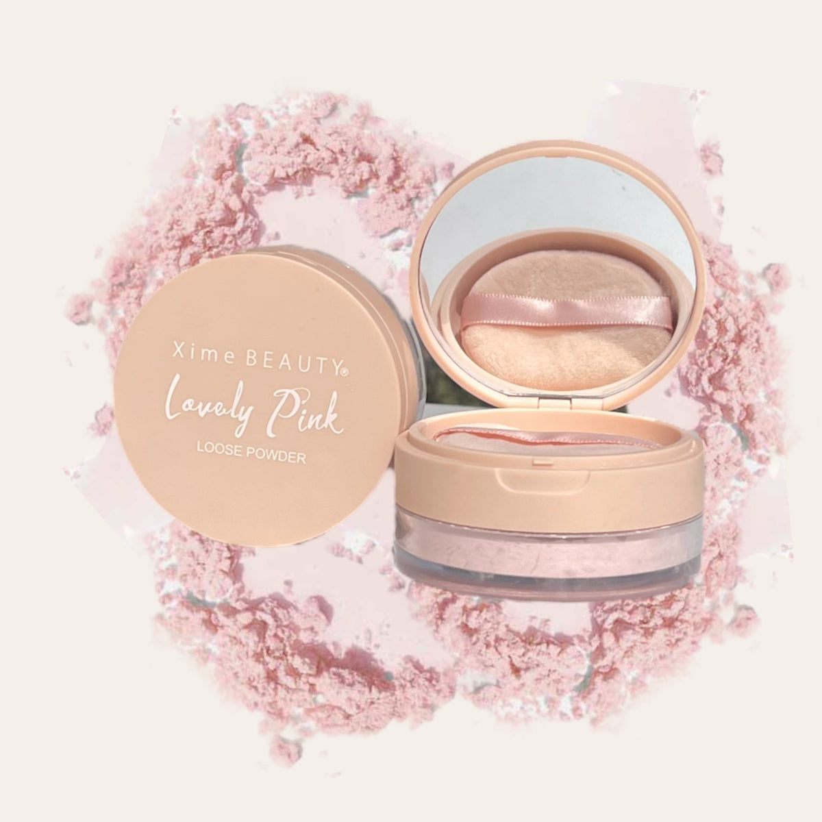 Lovely Pink Loose Powder | Xime Beauty