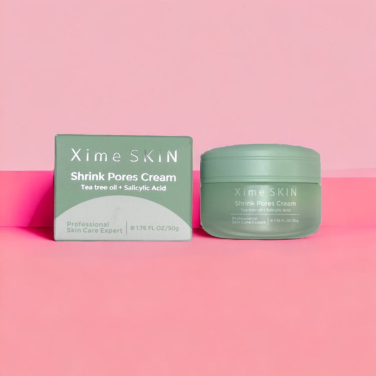 Shrink Pores Tea Tree Oil and Salicylic Cream and Serum | Xime Beauty